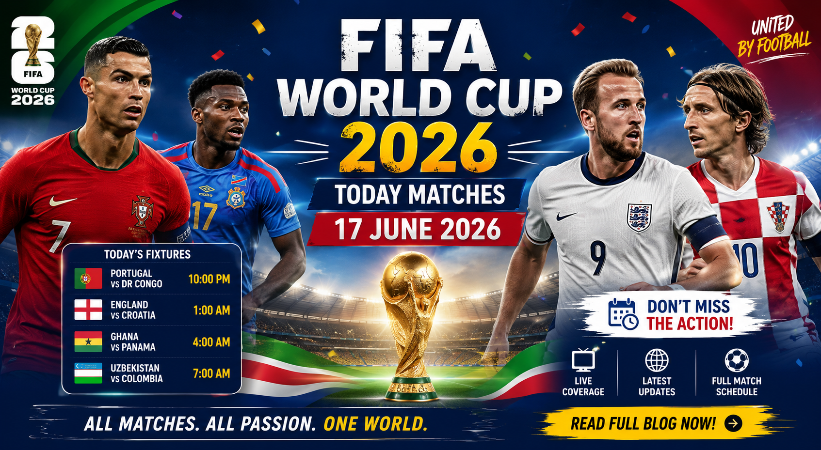 FIFA World Cup 2026 Today Matches – 17 June 2026 Schedule – Sports Nation